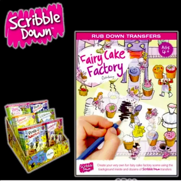 scribble down | Toys | Scribble Down Brand Single Rub On Transfer Scene ...
